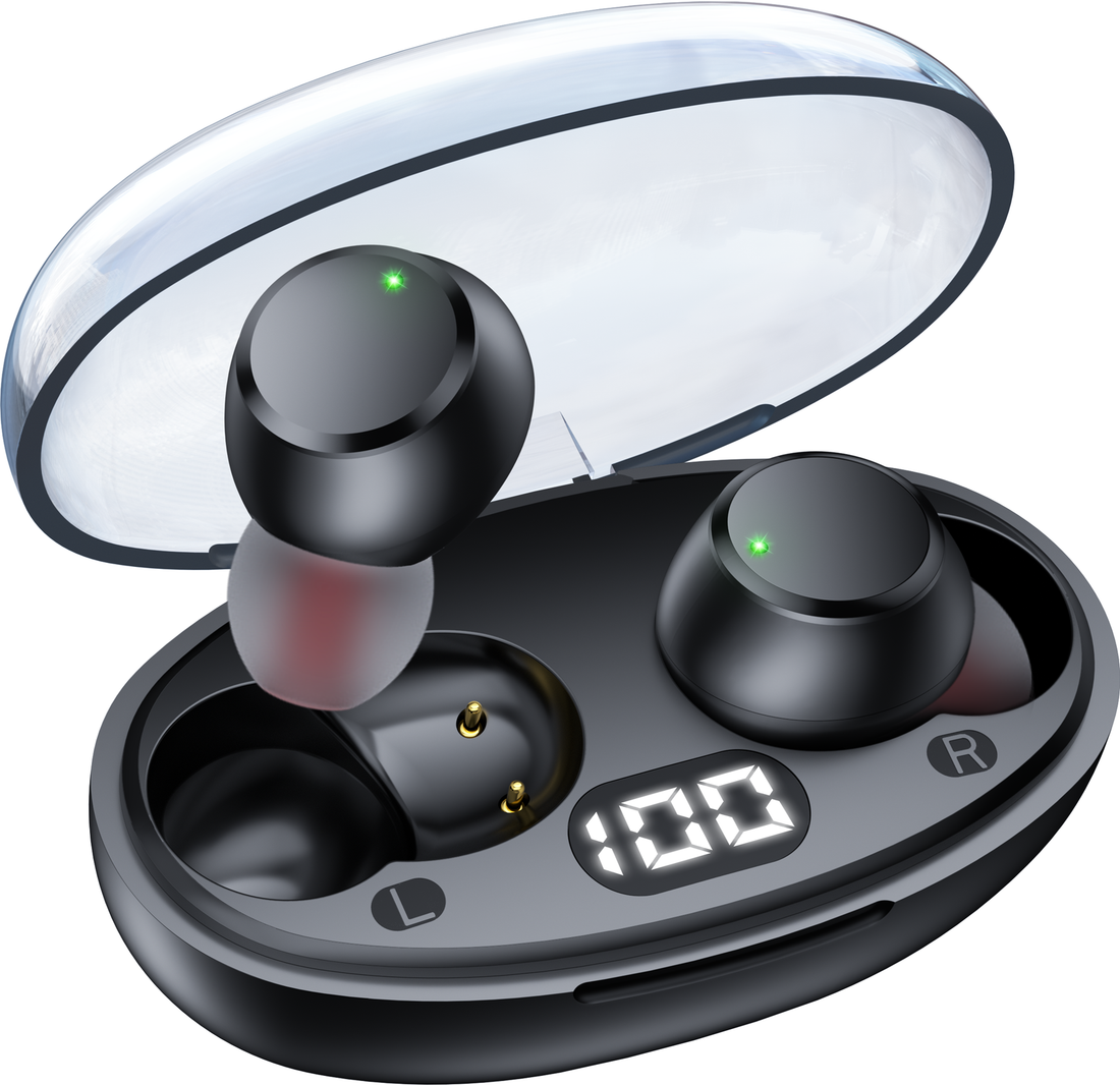 Wireless Bluetooth Earbuds Headphones 5.3 Mini Ear Buds IPX7 Waterproo ...